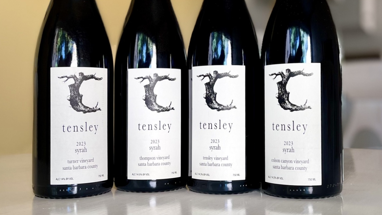 Magical Syrah Wines from Tensley in California - Iandagatawine.